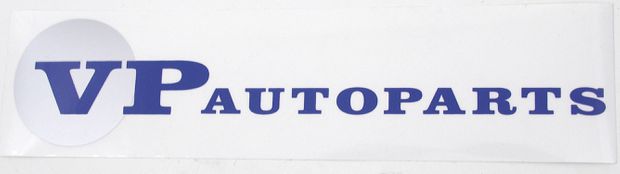 Decal VP Autoparts blue/white 150x48mm | Decals 164 - Decals