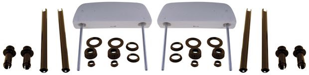 Head rest incl. installation kit | VP Autoparts