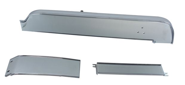 Dash panel kit 67 De Luxe aluminum | Dash Trim/panels/inserts