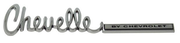 Emblem Chevelle By Chevrolet 71-72 | VP Autoparts